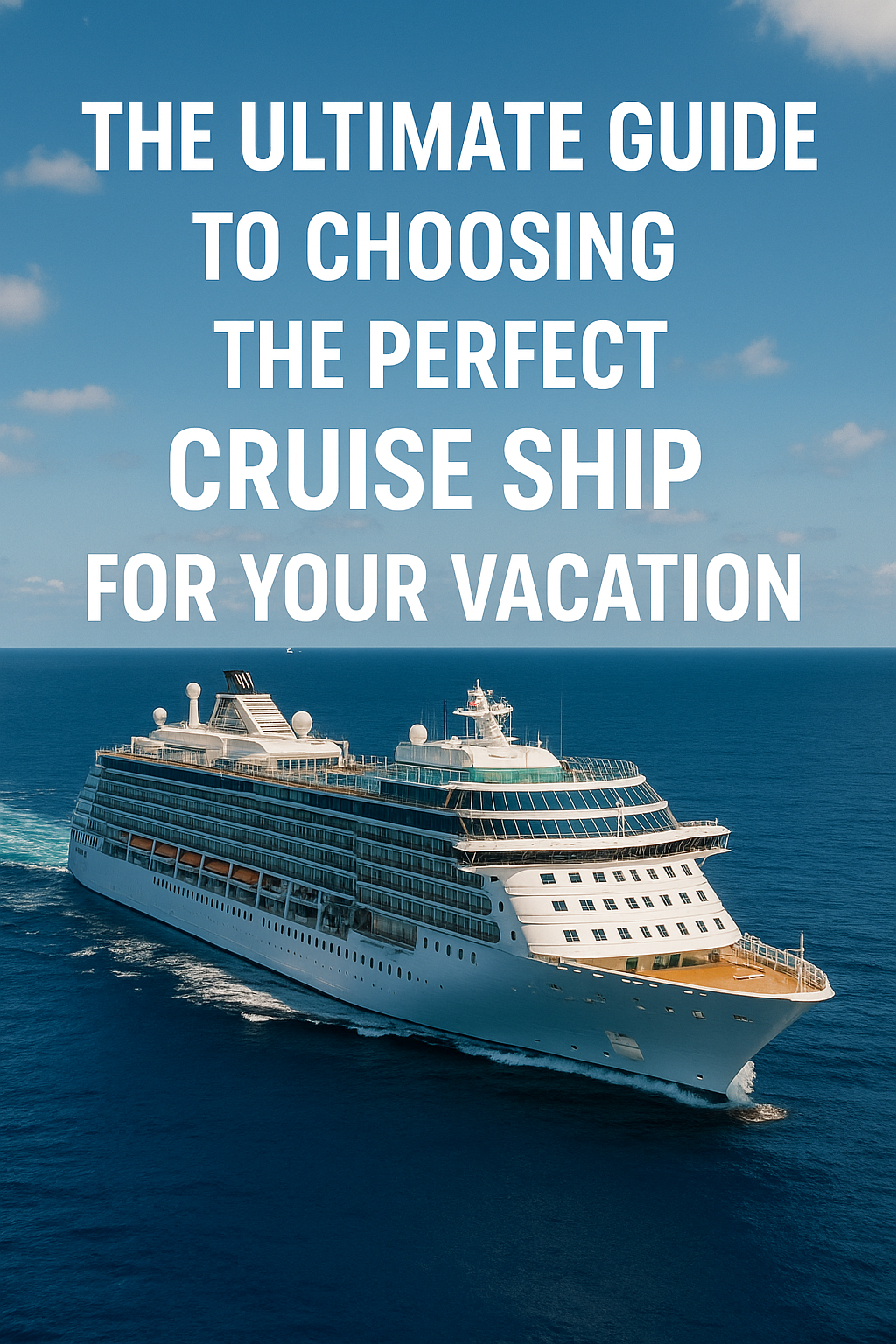 The Ultimate Guide To Choosing The Perfect Cruise Ship For Your ...